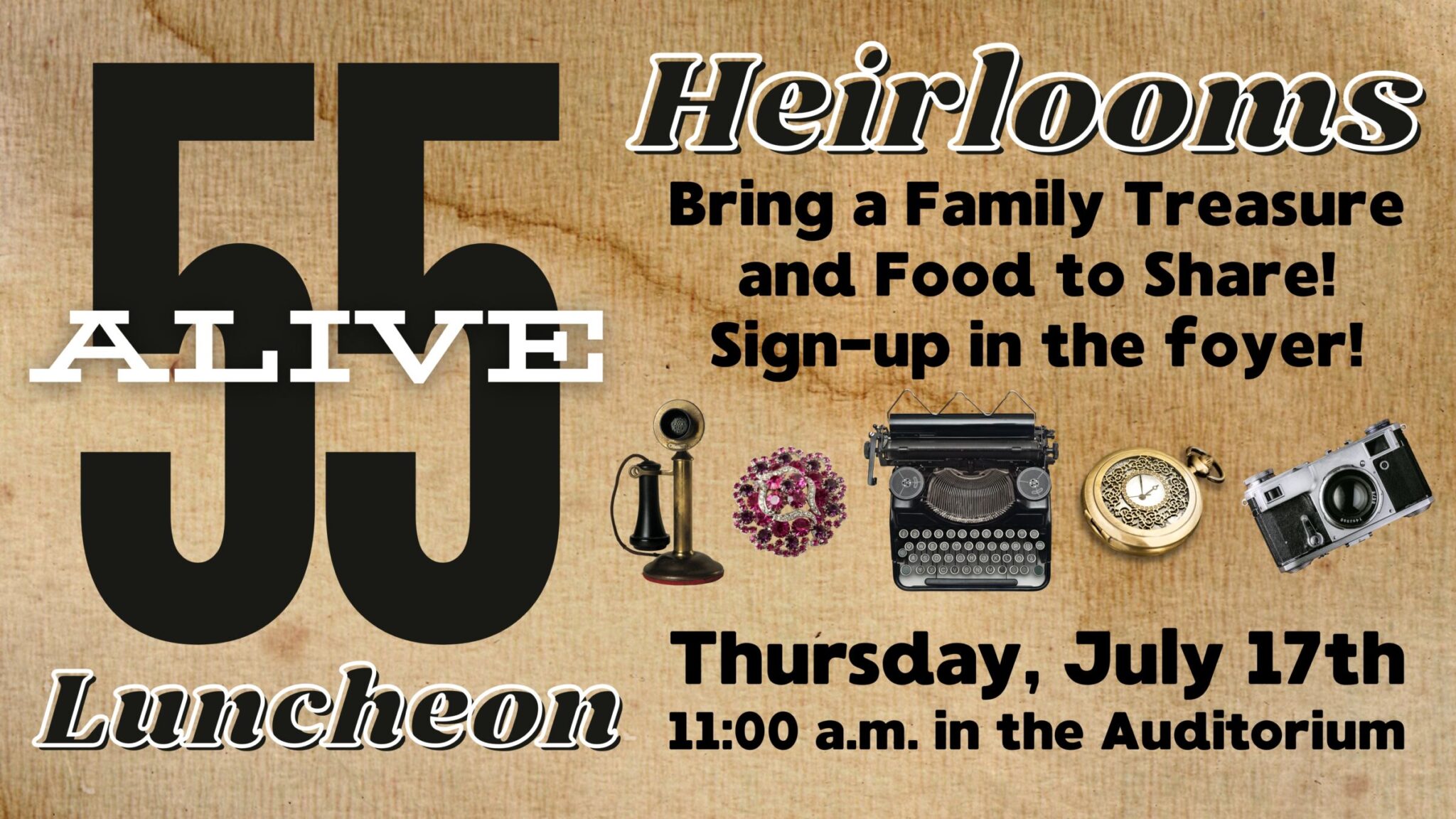 55 Alive Luncheon - Fellowship Bible Church